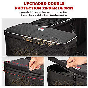 KEMIMOTO ATV Bag, 59L Large ATV Cargo Bag With Insulated Bags, Waterproof 4 Wheeler Storage Rear Rack Seat Bag Universal Compatible With Polaris Sportman Fourtrax Can Am Kawasaki Yamaha Artic Cat