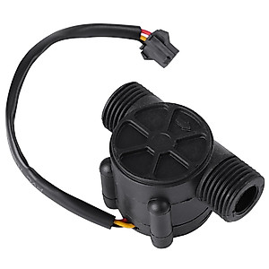 G1/2 (DN15) Water Flow Sensor 1~30L/min Hall Effect Flowmeter Quick Connect for Water Heater Inlet(6.1×3.4cm/2.4×1.3in)