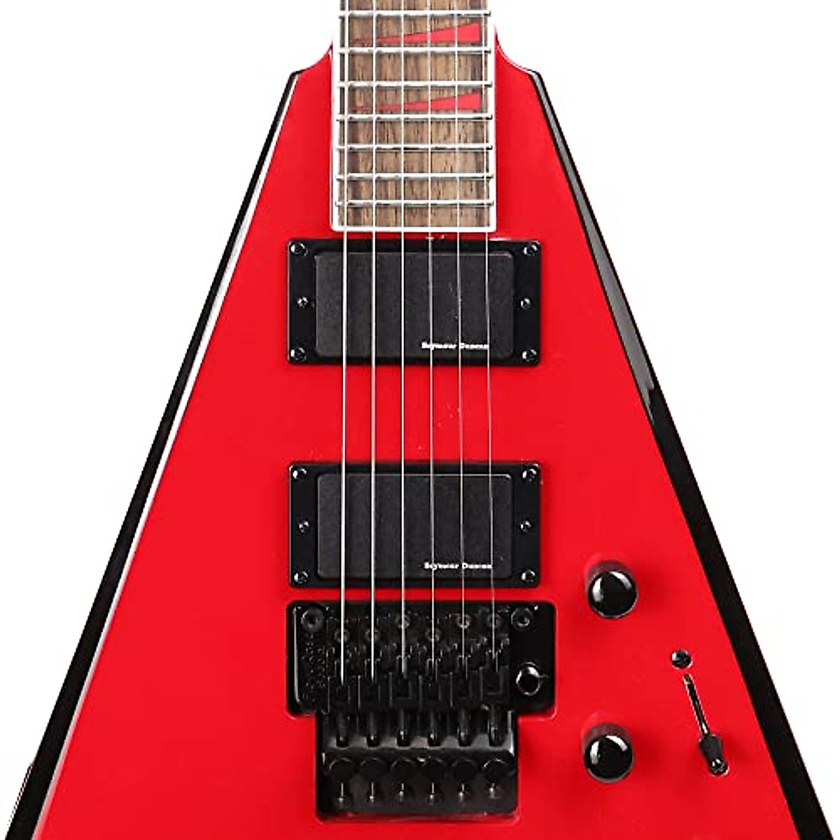 Jackson X Series Rhoads RRX24 - Red with Black Bevels