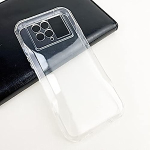 Ytaland for DOOGEE V20 case, Crystal Clear Soft Silicone Shockproof TPU Transparent Bumper Protective Phone Case Cover