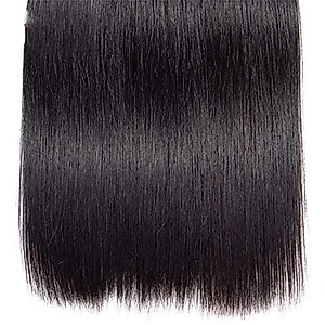 Hair Extensions, Wigs & Accessories Hair malaysian straight Hair 3 Pcs Human Hair Bundles Non Remy Hair Extention 8-28 inch Body Hair Wig for Women (Length : 24 26 26)