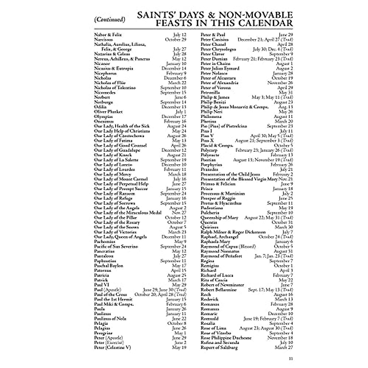 2023 Saints Calendar & 16 Month Daily Planner Spiral Bound