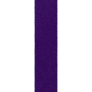 Offray Single Face Satin Craft Ribbon, 1 1/2-Inch x 12-Feet, Regal Purple