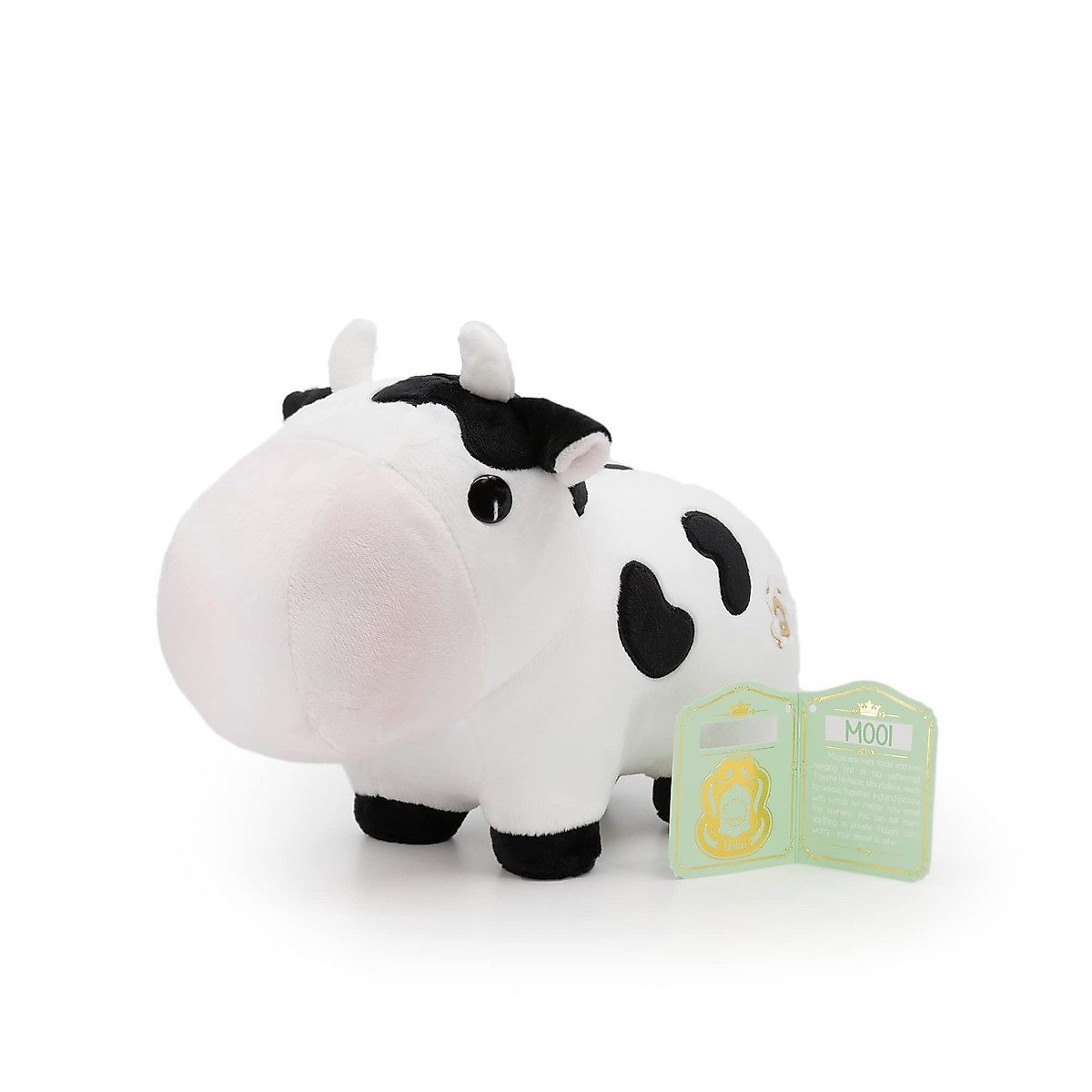 Bellzi Cow Cute Stuffed Animal Plush Toy - Adorable Soft Cow Toy Plushies and Gifts - Perfect Present for Kids, Babies, Toddlers - Mooi