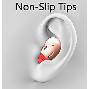 [ 8 Pairs ] Galaxy Buds Live Ear Tips Wing Tips, Non-Slip Anti-Slip Sound Leakproof Silicone Earbuds Replacement Cover Accessories Compatible with Samsung Galaxy Buds Live Red S/L