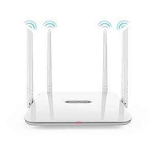 WAVLINK AC1200 WiFi Wireless Router,Dual-Band 5Ghz+2.4Ghz Smart Router,High Speed Router for Game & HD Video with 4x5dBi High Gain Antenna,Amplifiers PA+LNA,Guest Wi-Fi,Router/Access Point/WISP Mode