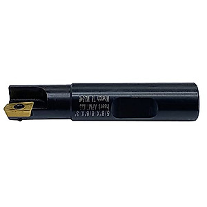 GBJ 5/8" * 5/8 * 3”-2T +2pcs APMT1135PDER 90 ° Indexable End Mill Holder Carbide Inserts Machining Steel,Iron Square Shoulder Face milling Slotting Milling Arbor (5/8" * 5/8 * 3”-2T + APMT1135PDER)