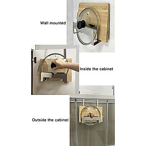 OeckuXIY 2 Pack, Pan and Pot Lid Organizer, Cabinet Door or Wall Mount Cutting Board Holder, Bakeware Tray Rack, No Drill, Mirror Polished