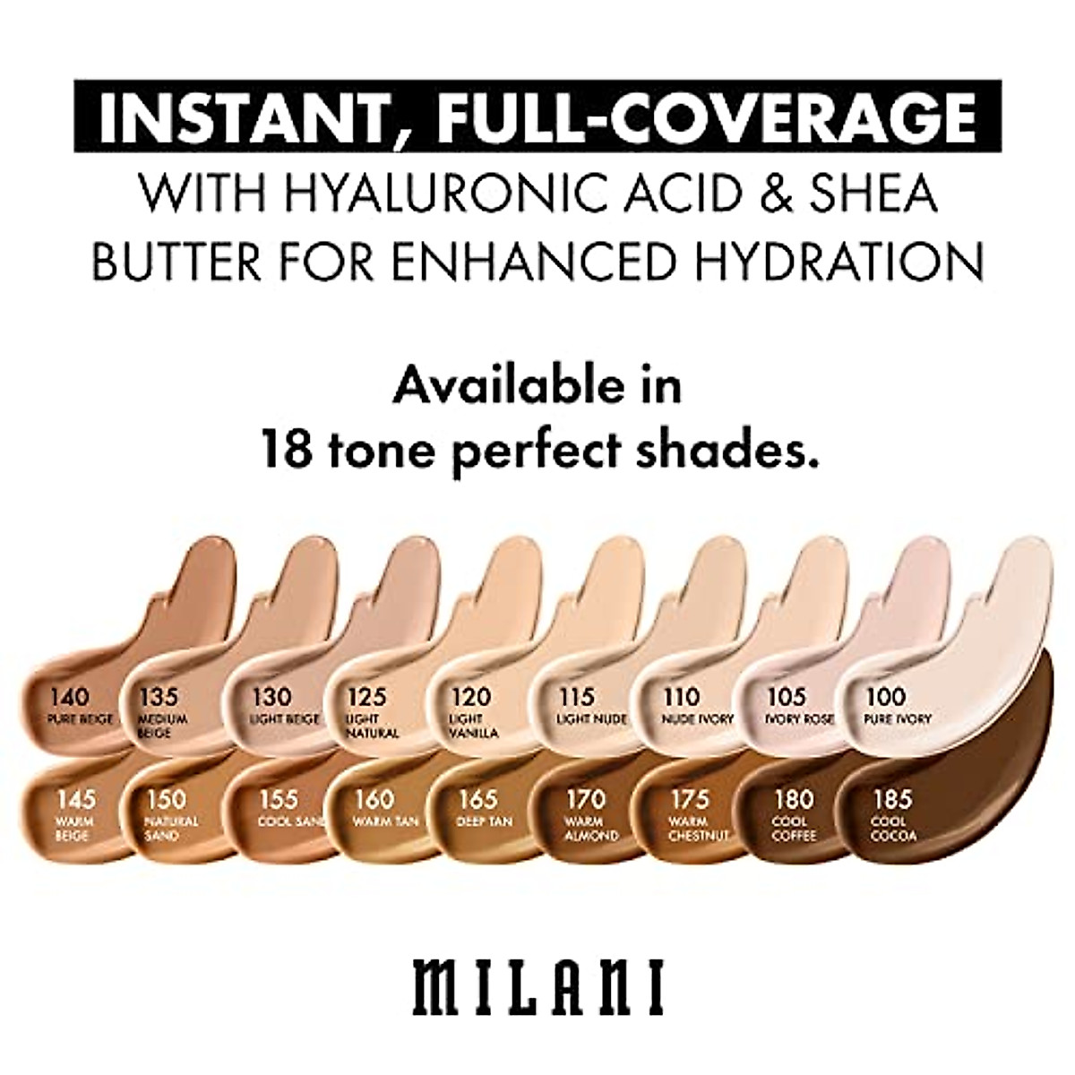 Milani Conceal + Perfect Longwear Concealer - Light Nude (0.17 Fl. Oz.) Vegan, Cruelty-Free Liquid Concealer - Cover Dark Circles, Blemishes & Skin Imperfections for Long-Lasting Wear