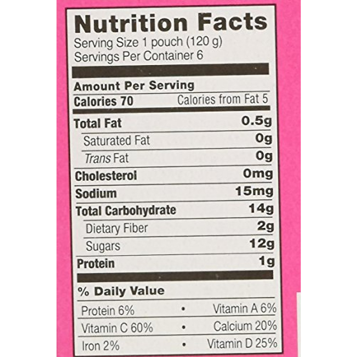 Earth's Best, Organic Fruit Yogurt Smoothie, Mixed Berry (Pack of 6)