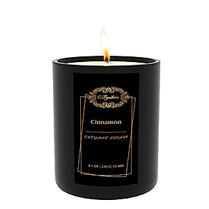 C.Fysikós Scented Candles | Soy Candles | Candles for Home Scented | Aromatherapy Candle | Long Lasting Scented Candles | Cinnamon Candle | Candles Gifts for Women | 8 oz