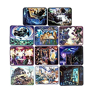 Conquest Journals Harry Potter Literary Art Stickers, Officially Licensed, Set of 50, Waterproof and UV Resistant, Great for All Your Gadgets, Potterfy All The Things