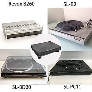 Turntable Dust Cover,Record Player Turntable Cover,Suitable for Most Models of Record Player Turntables SL-Q300/SL-B250 /SL-B260 /SL-BD20 /SL-BD27 /SL-BD35 /SLD-20 /SL-PC11(Gray)