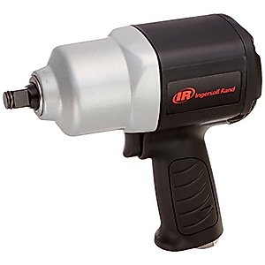 Ingersoll Rand 2100G 1/2" Air Impact Wrench, 550 ft-lb Torque, Friction Ring Retainer, Pistol