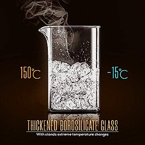 Utopia Kitchen 51 Ounce French Press Espresso and Tea Maker with Triple Filters, Stainless Steel Plunger and Heat Resistant Borosilicate Glass - Black