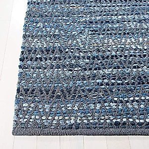 SAFAVIEH Montauk Collection 3' x 5' Blue MTK415L Handmade Area Rug