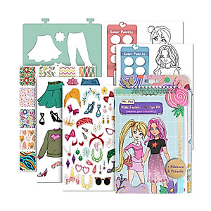 Mr. Pen- Fashion Sketchbook Kit, Fashion Design Sketchbook, Kids Fashion Design Kit, Fashion Designer Kits for Girls, Fashion Design Book, Kids Drawing Kit, Fashion Design for Kids