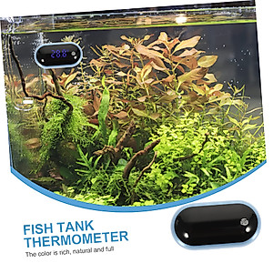 5pcs Fish Tank Thermometer Aquarium Thermometer Portable Digital Thermometer Household Digital Thermometer Electric Thermometer Water Tank Thermometer Fish Tank Supply