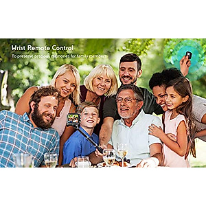 COOAU 4K 20MP WiFi Action Camera External Microphone Remote Control Underwater 40M Waterproof Sport Camera Time Lapse with 2X1200mAh Batteries and 20 Accessories