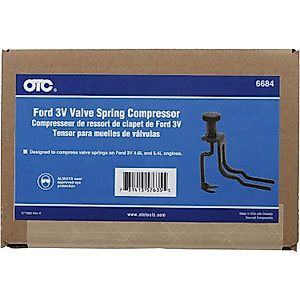 OTC 6684 Engine Valve Spring Compressor for 3-Valve Ford 4.6L and 5.4L V8 Engines , Black