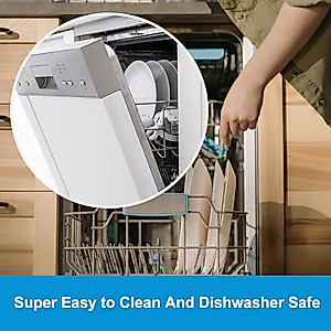 CUTIECLUB 4 Ice Cream Pint Containers and Lids for Ninja CREAMi Breeze NC100 & NC200 Series CREAMi Ice Cream Makers, and Stainless Steel Ice Cream Scooper with Trigger Release Set