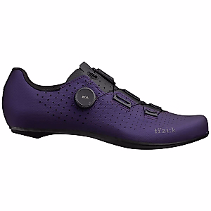Fizik Unisex Tempo Decos, Carbon Road Bike Shoes Cycling, Aubergine, 5-5.5 US Men