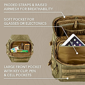 Mission Critical | S.01 Backpack | Baby Gear for Dads | Diaper Bag Backpack (Coyote)