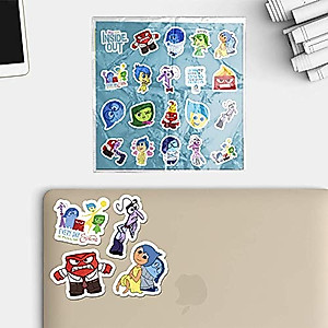 20 PCS Stickers Pack Inside Aesthetic Out Vinyl Colorful Waterproof for Water Bottle Laptop Bumper Car Bike Luggage Guitar Skateboard