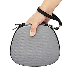 sisma Joycon Case Compatible with Nintendo Switch Joy-Con and Grip, Travel Protective Cover Home Safekeeping Storage Case Grey Carrying Bag