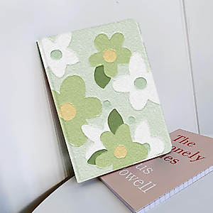 kaidisen Flower Case Compatible with iPad Mini A17 Pro 2024/ iPad Mini 6th Generation 2021 Case Flower Pattern Floral Illustration Cover Auto Sleep Wake Support Pencil Charging,Color 3