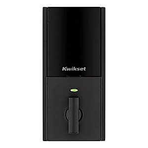 Kwikset Home Connect 620 Keypad Connected Smart Lock with Z-Wave Technology Featuring SmartKey Security in Matte Black