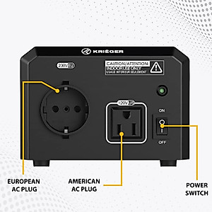 K KRIËGER European Power Converter Step Down Voltage Transformer