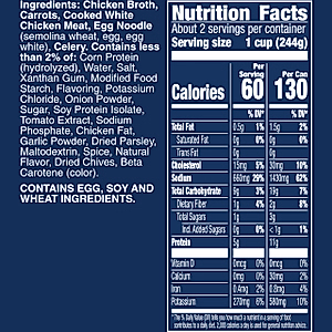 Progresso Light, Chicken Noodle Soup, 18.5 oz. (Pack of 12)