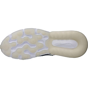 Nike Air Max 270 React Mens Running Trainers CT1265 Sneakers Shoes (UK 11 US 12 EU 46, White Pure Platinum 100)