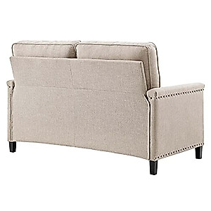 Modway Ashton Love Seats, Beige