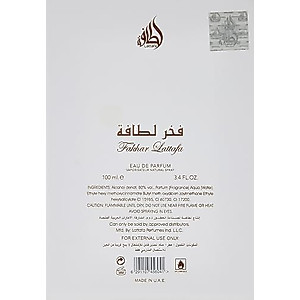 Lattafa Fakhar Eau De Parfum Spray for Women, 3.4 Ounce