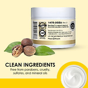 MASON NATURAL Collagen Premium Skin Cream, Women’s Anti-Aging Face & Body Daily Moisturizer for Hydration & Firmness, Pear Scent, 2 oz