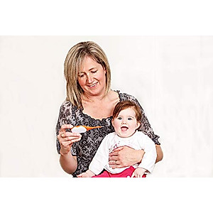 Dreambaby Rapid Response Digital Thermometer with Fever Alert, Orange