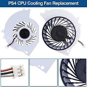 YEECHUN PS4 CPU Cooling Fan Replacement for Sony PlayStation 4 CUH-12XX CUH-1200 CUH-1200AB01 CUH-1200AB02 CUH-1215A CUH-1215B KSB0912HE-CK2MC + Full Tools