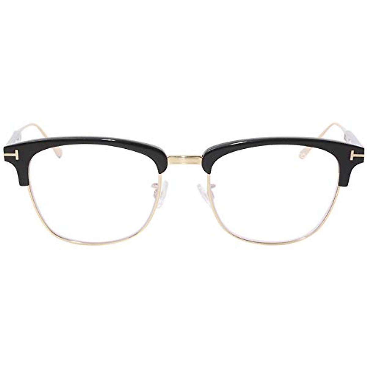 Eyeglasses Tom Ford FT 5590 -F-B 001 Shiny Black, Rose Gold/Blue Block Lenses