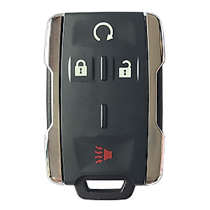 Smart Key Fob Case Shell Fit for Chevy Chevrolet Silverado Colorado/GMC Sierra Canyon 2014 2015 2016 2017 M3N-32337100 Keyless Entry Remote Control Car Key Fob Cover Casing (1)