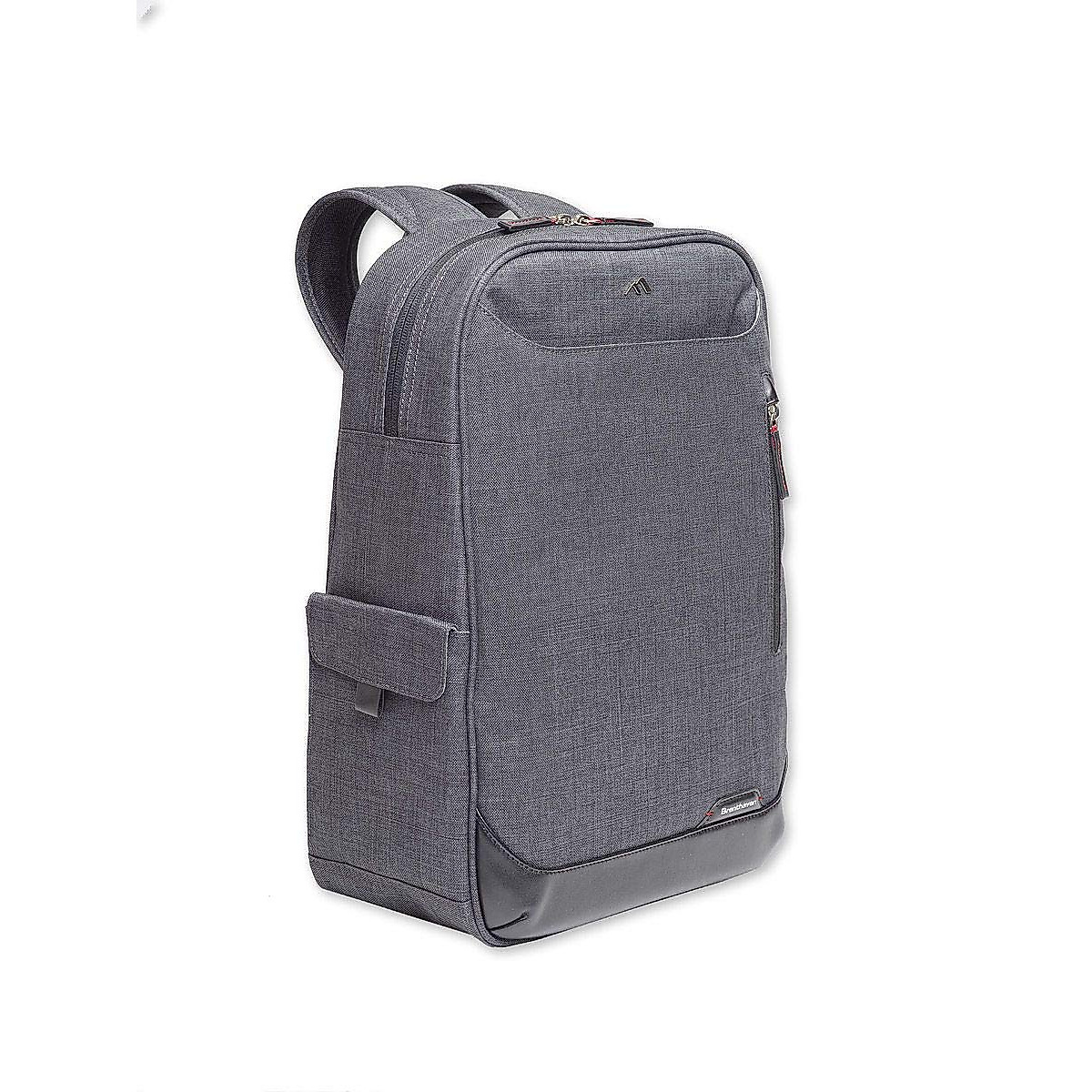Brenthaven Collins Backpack Fits 15 Inch Laptop for School and Office Use– Durable, Protection from Impact and Compression (Convertible Tote-Gray)