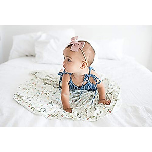 Copper Pearl Large Premium Knit Baby Swaddle Receiving Blanket Aspen