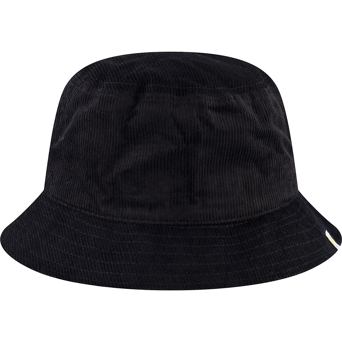C & C California Bucket Hat, Corduroy Cotton Packable Travel Hat, Wide Brim Summer Hat, Black, One Size