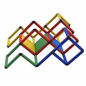 Funphix Classic 316 Piece Construction Toy Set - Building Play-Structures for Indoors & Outdoors - Fun & Educational Learning Toys for Ages 2 to 12