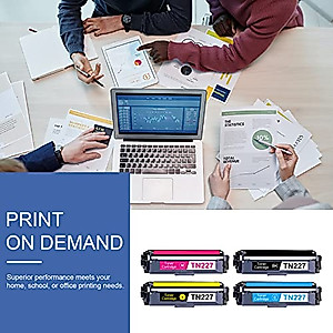 ALUMUINK Compatible TN227 TN-227 Toner Cartridge Replacement for Brother MFC-L3710CW L3770CDW L3750CDW HL-3210CW 3290CDW DCP-L3550CDW Printer (2 Black, 1 Cyan, 1 Magenta, 1 Yellow, 5 Pack)