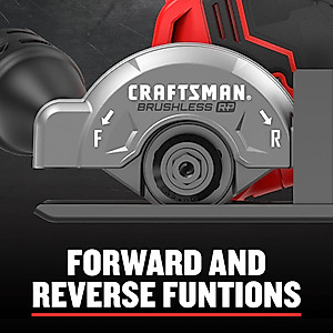 CRAFTSMAN V20 Cordless Cut-Off Tool, Brushless RP, 3 Inch, Small Circular Saw, Bare Tool Only (CMCM300B)