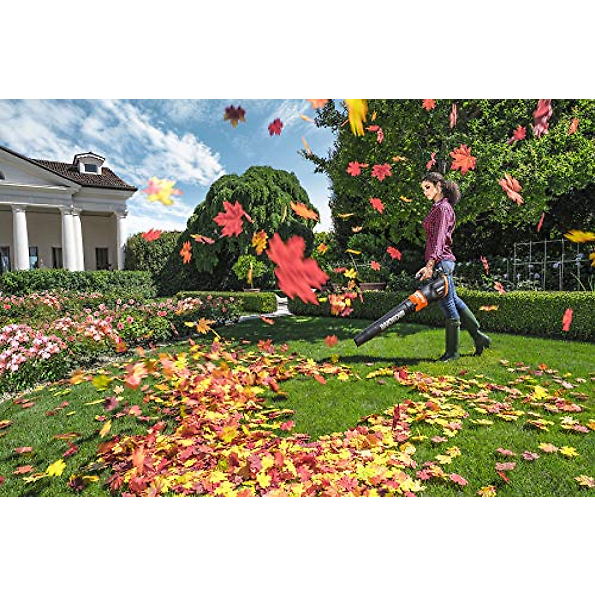 WORX 20V Turbine Cordless Two-Speed Leaf Blower Power Share - WG547 (Battery & Charger Included)