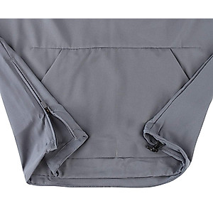 adidas Men's Team Iconic Long Sleeve 1/4 Zip Pullover Onix/White