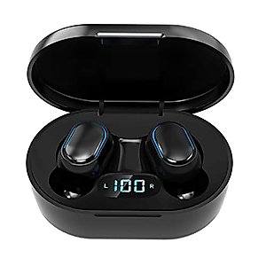 Teenway Bluetooth Earbud Headphones with Wireless Charging Case IPX6 Waterproof TWS Bluetooth 5.0 Stereo Headset E7S